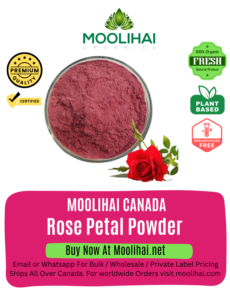 Buy Rose Petal Powder / For Glowing Skin - Moolihai.net